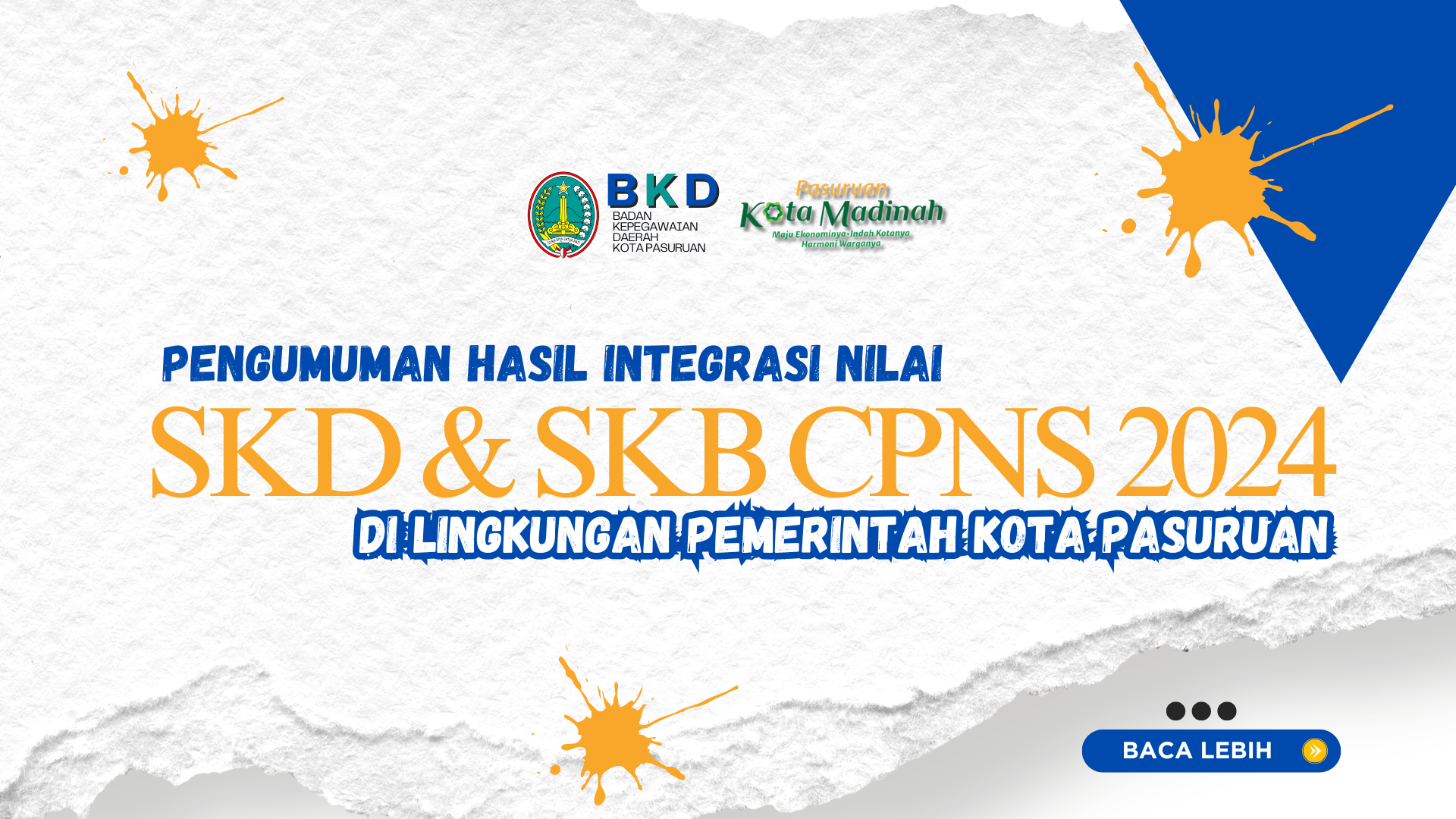 PENGUMUMAN HASIL INTEGRASI NILAI SKD & SKB CPNS 2024 DI LINGKUNGAN ... PENGUMUMAN HASIL INTEGRASI NILAI SKD & SKB CPNS 2024 DI LINGKUNGAN ...